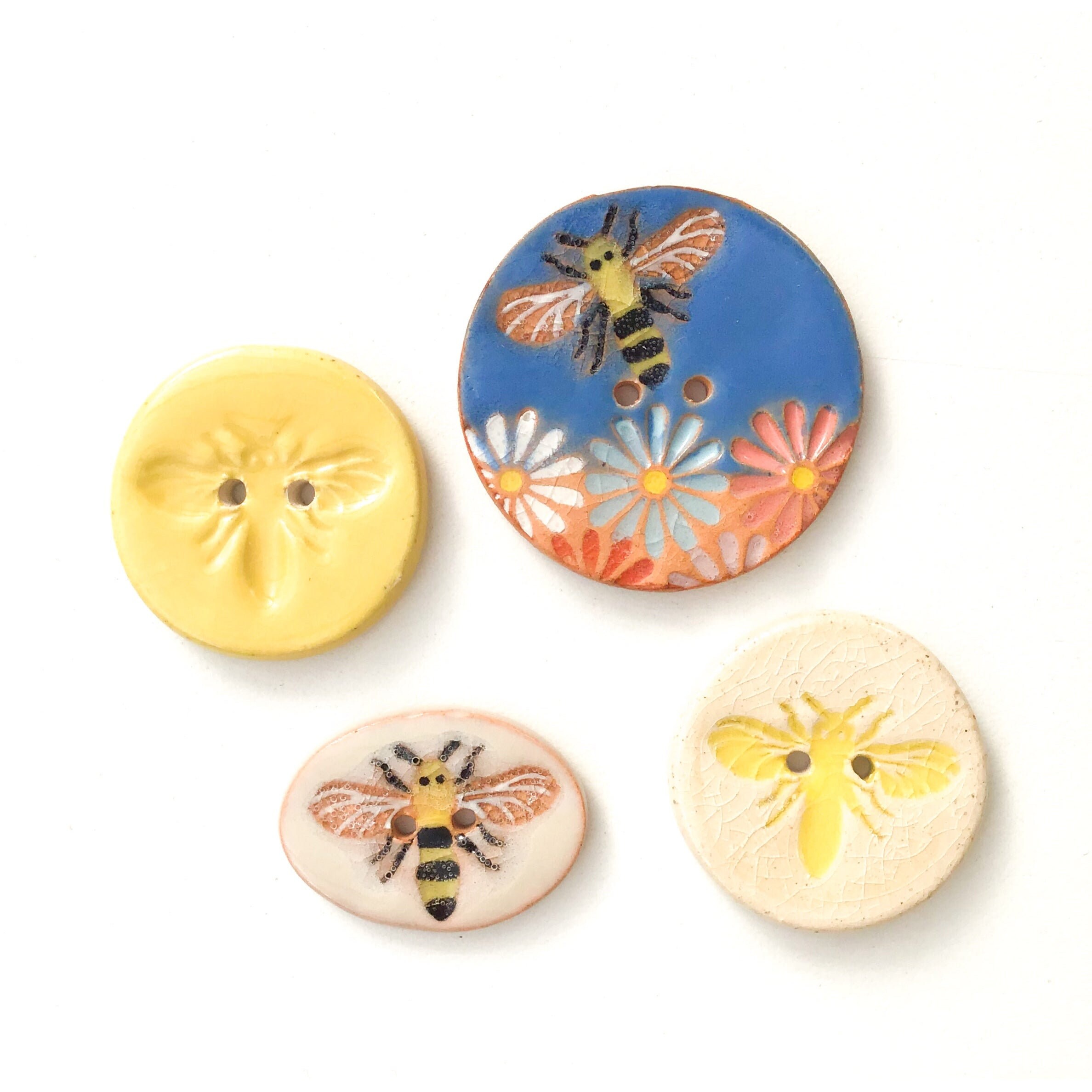Bumble Bee Buttons