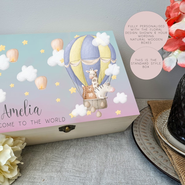 Baby Keepsake Box - Etsy