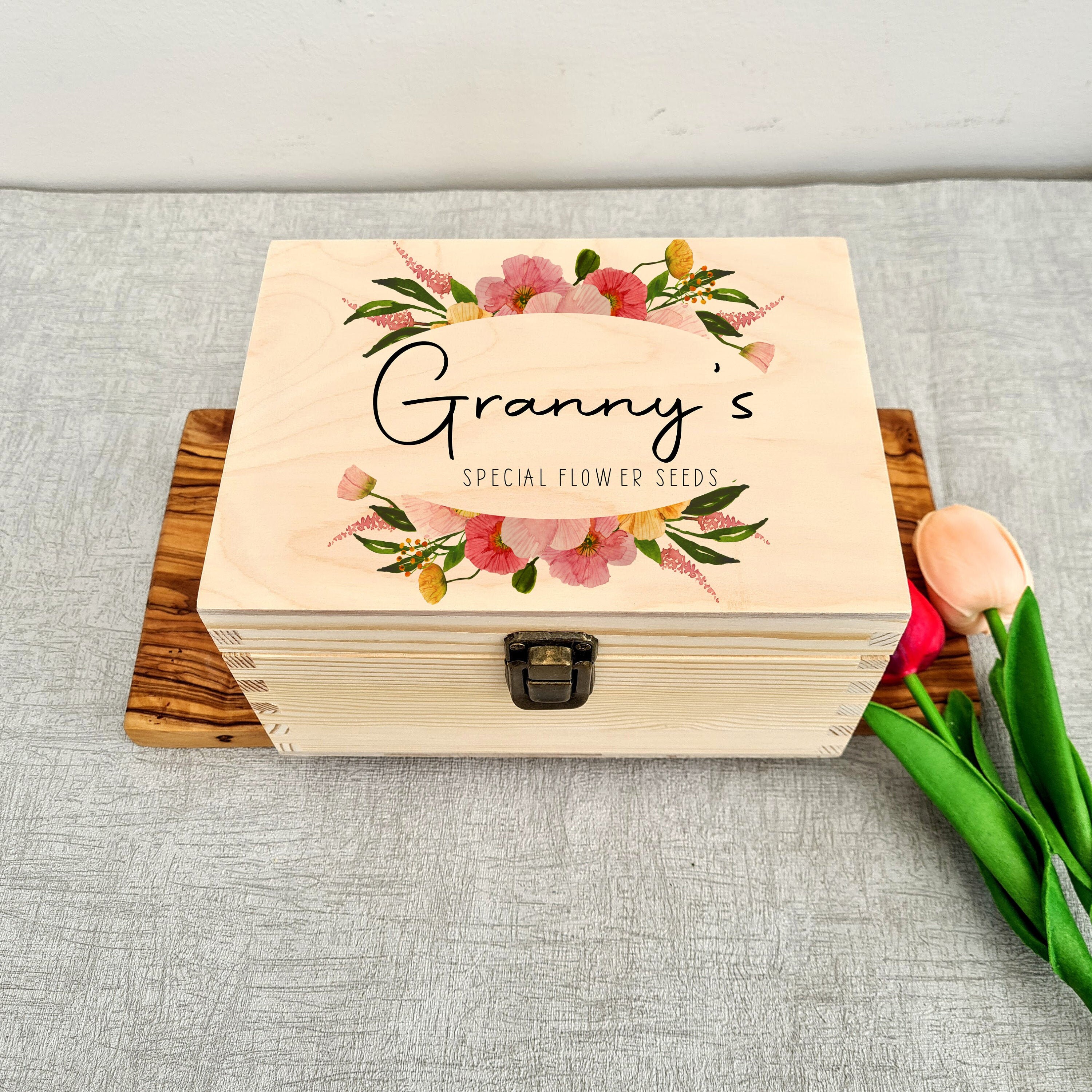 Personalised Seed Box - Etsy UK