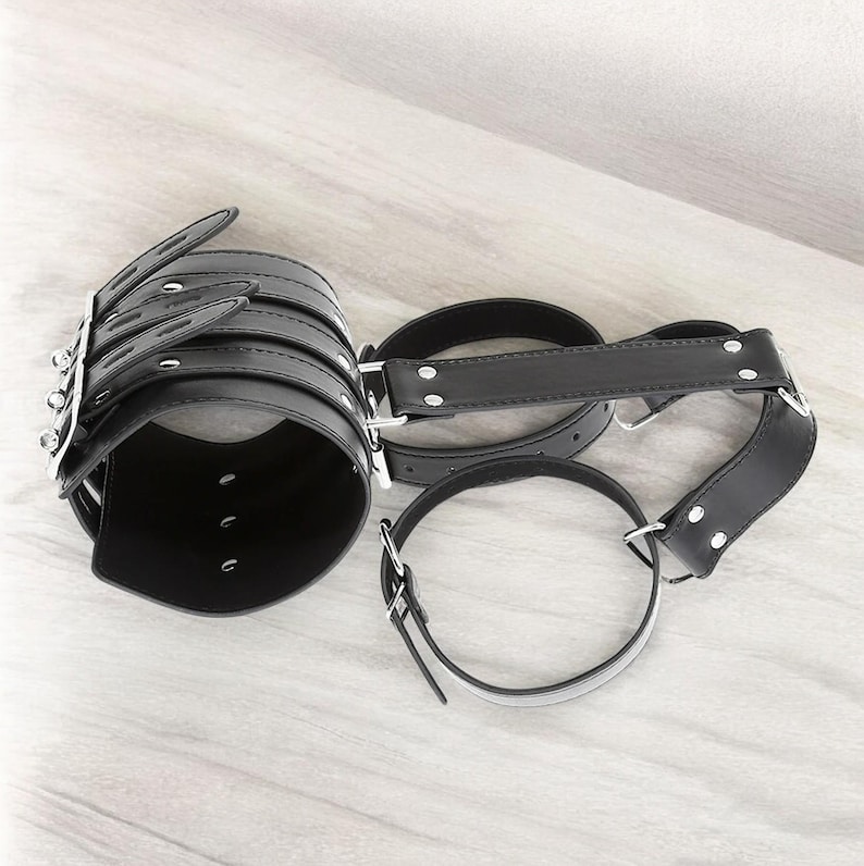 Bdsm Discipline Belt Full Body Leather Bondage Restraint Straps Hand ...