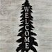 Metal Welcome Sign, Pine Tree Welcome Sign, Rustic Welcome Sign, Cabin ...