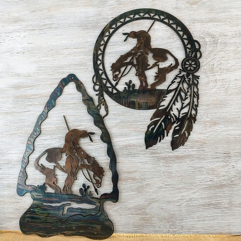 Western Metal Art - Etsy