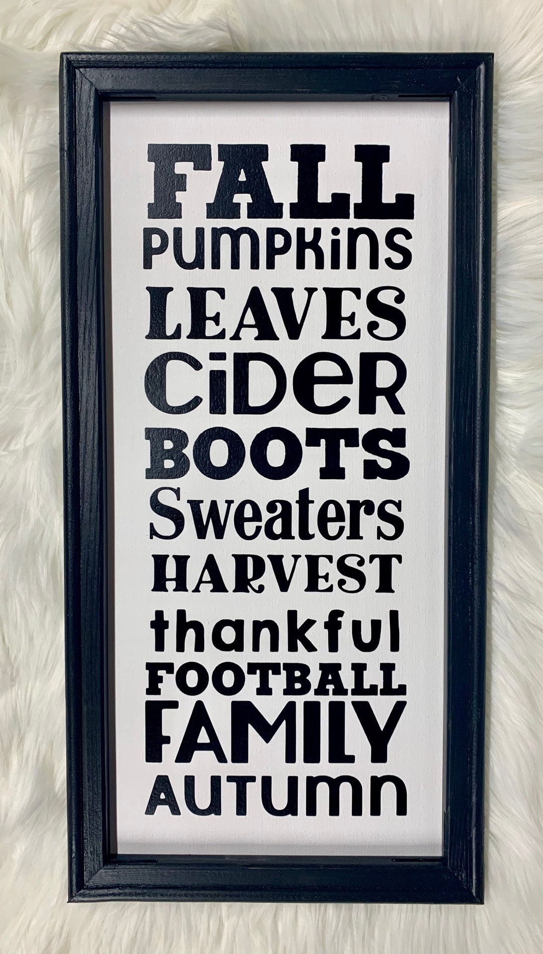 Fall / Autumn Home Sign - Etsy