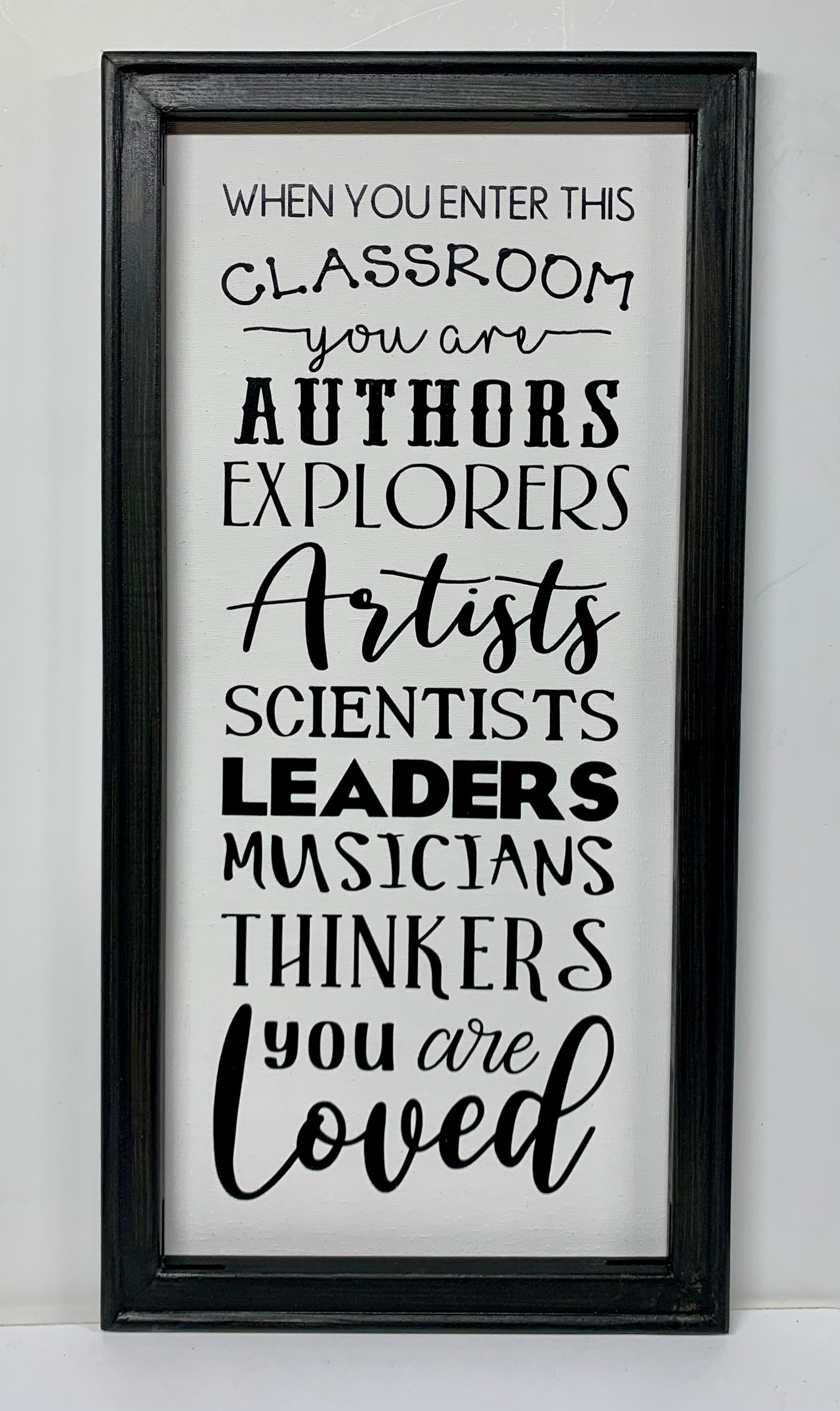 Classroom Teacher Sign Teacher Gift | Etsy