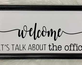 The Office Michael Scott Bathroom Sign - Etsy Finland