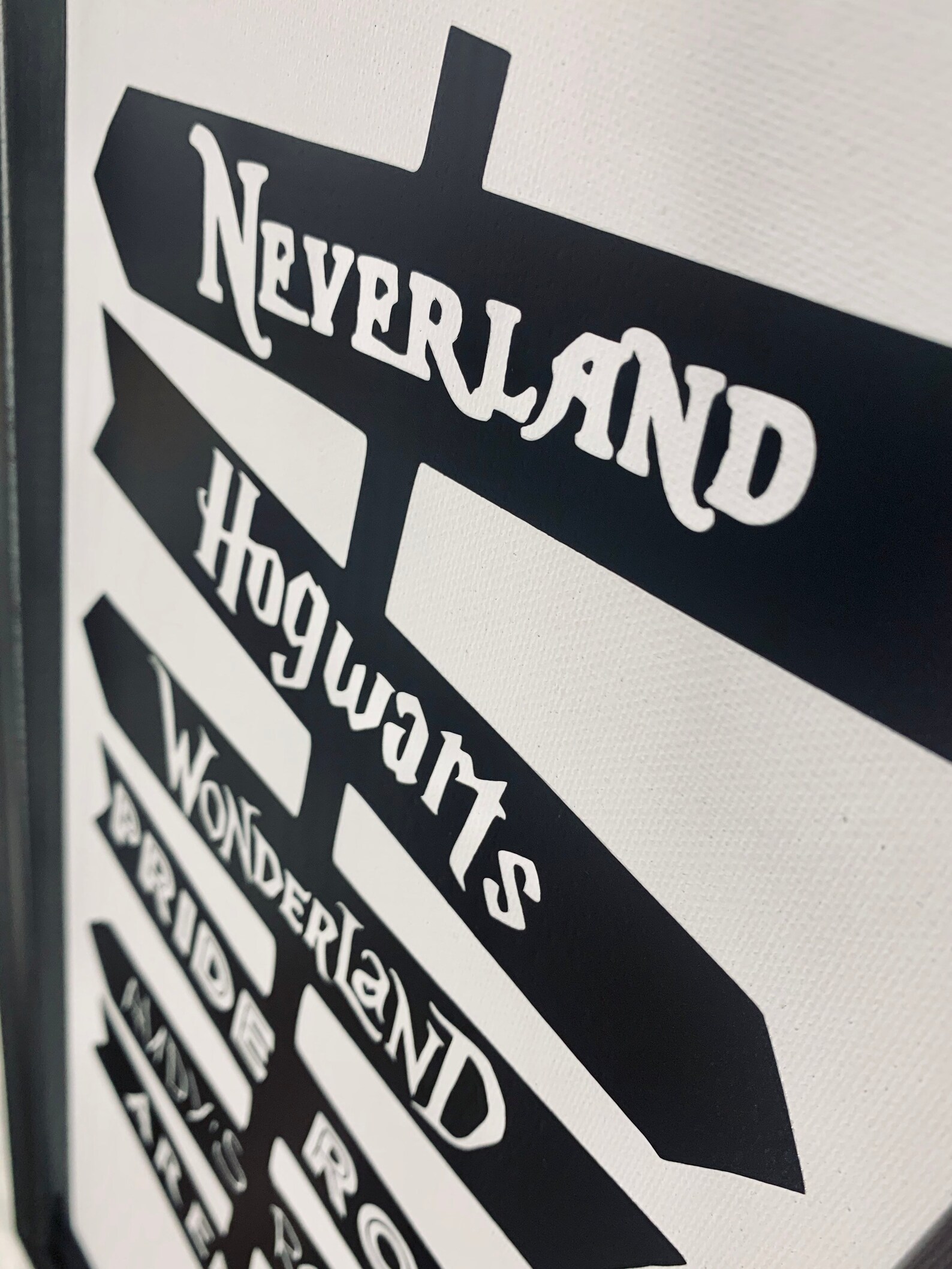 Disney/universal Inspired Directional Sign - Etsy
