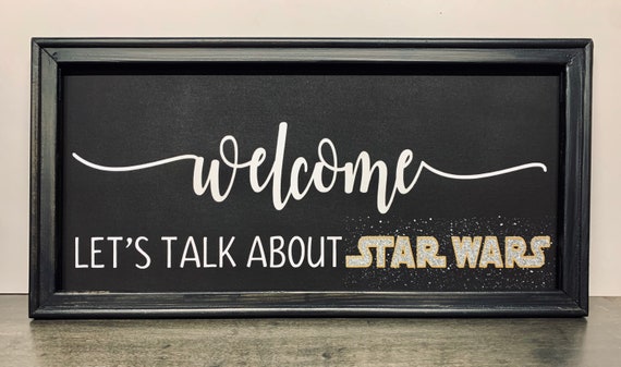Star Wars Welcome Sign - Etsy
