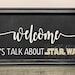 Star Wars Welcome Sign | Etsy