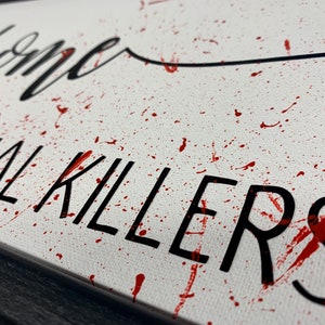 Serial Killer Welcome Sign - Etsy