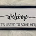 Welcome Sign Vinyl Records - Etsy