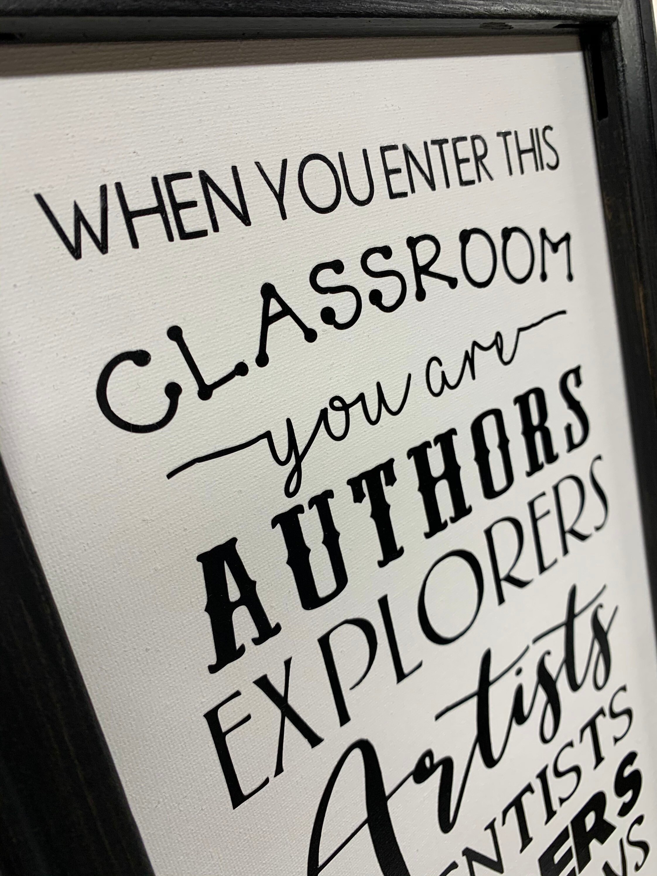 Classroom Teacher Sign Teacher Gift | Etsy