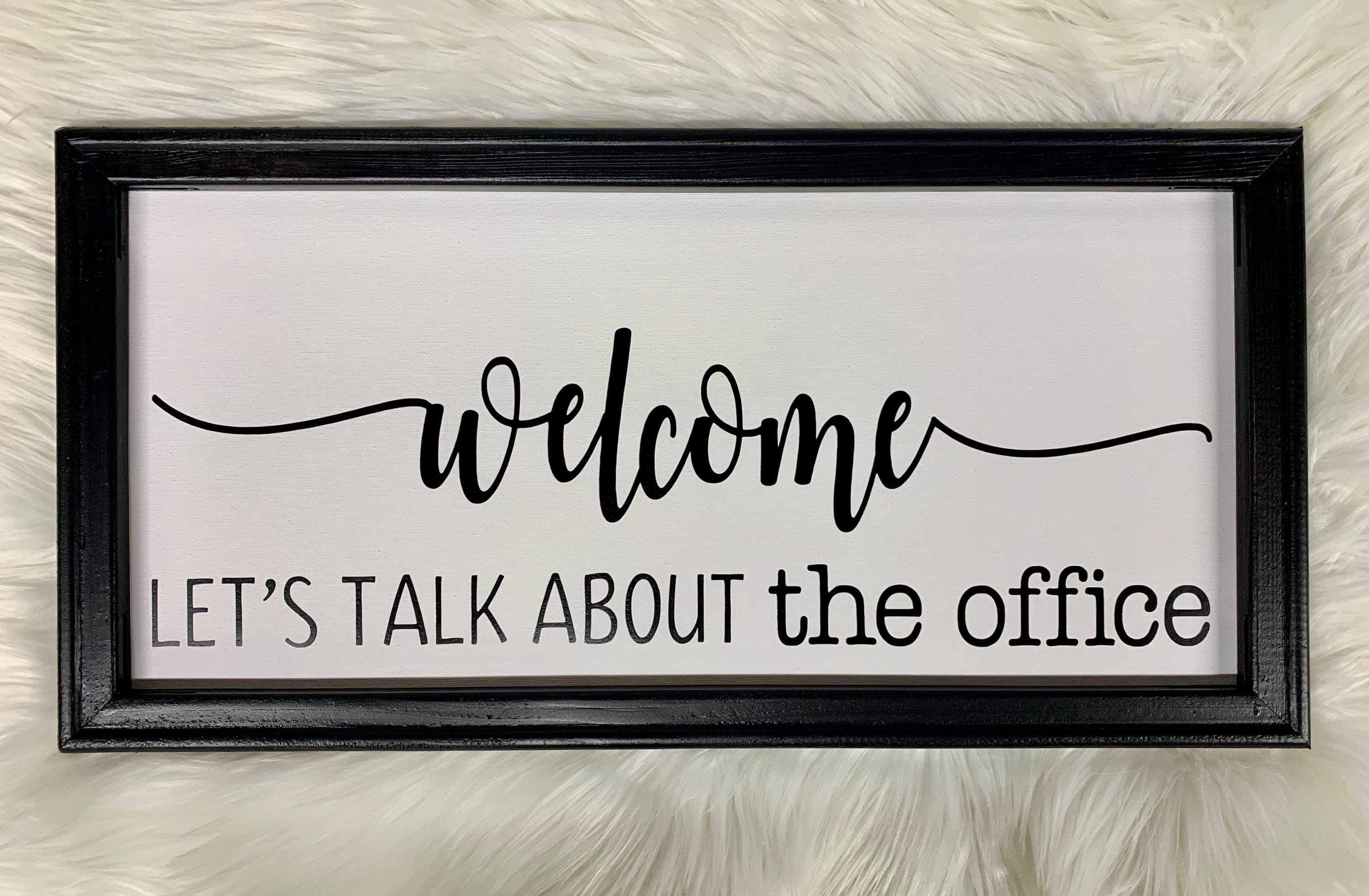 The Office Welcome Sign - Etsy