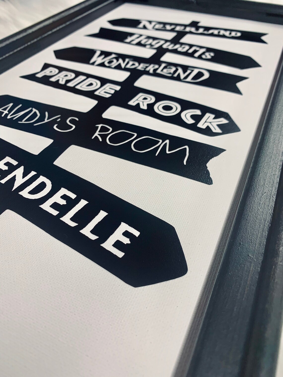 Disney/universal Inspired Directional Sign - Etsy