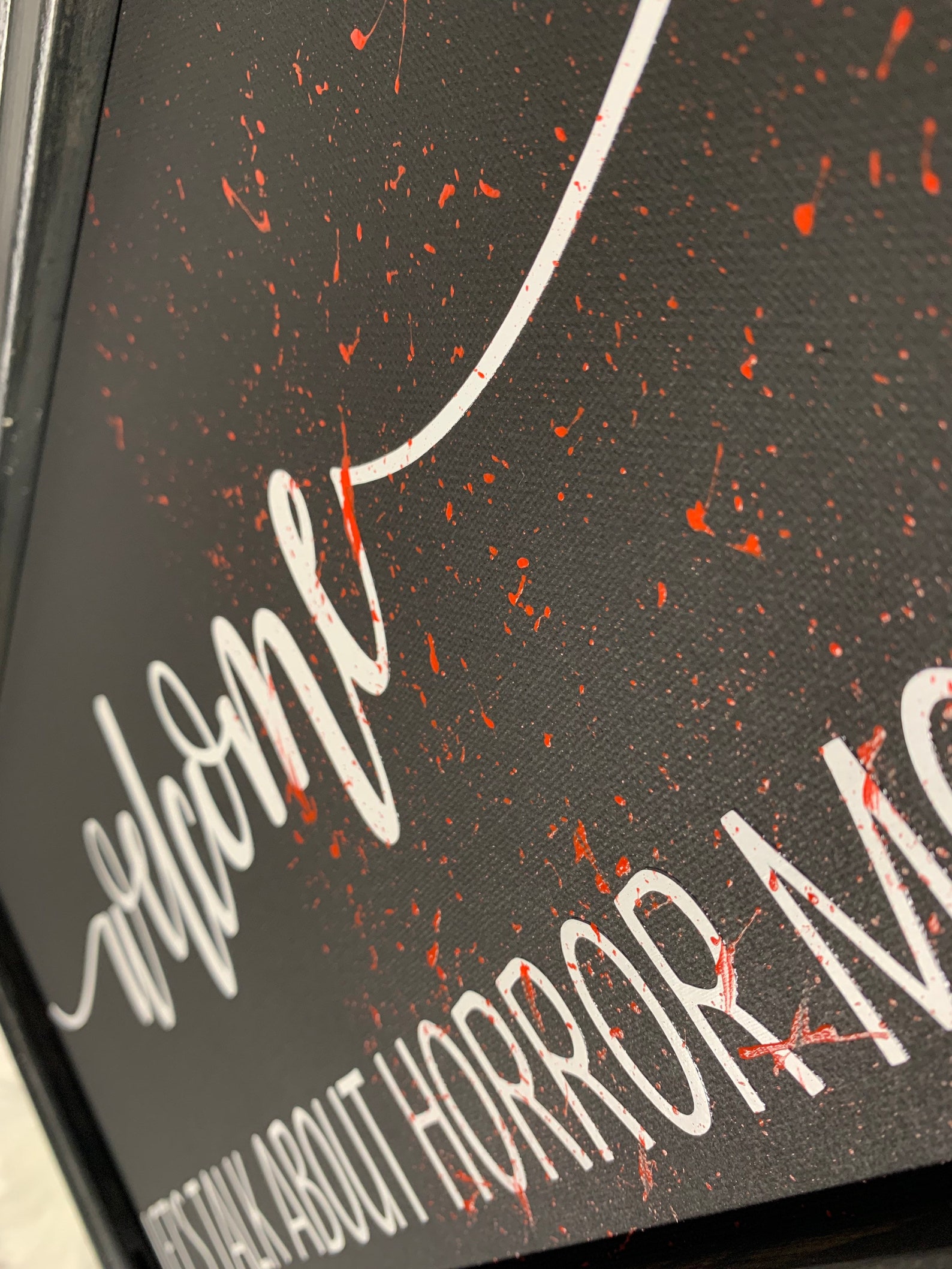 Horror Movies Welcome Sign - Etsy