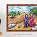 Ruth and Naomi Original Painting, Shavuot Gift, Woman and Cat Judica ...