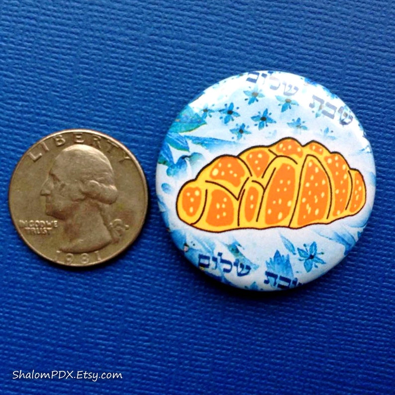 Shabbat Shalom Magnets Jewish Gifts Challah Shabbat - Etsy