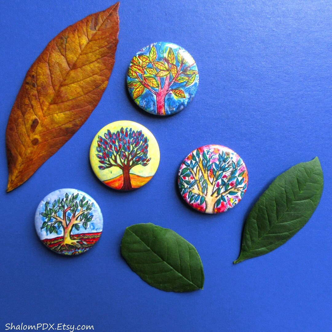 Tree of Life Magnet Set, Judaica Art, Jewish Gift - Etsy