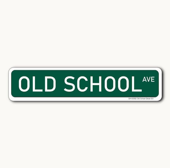 Old School Decal | Etsy