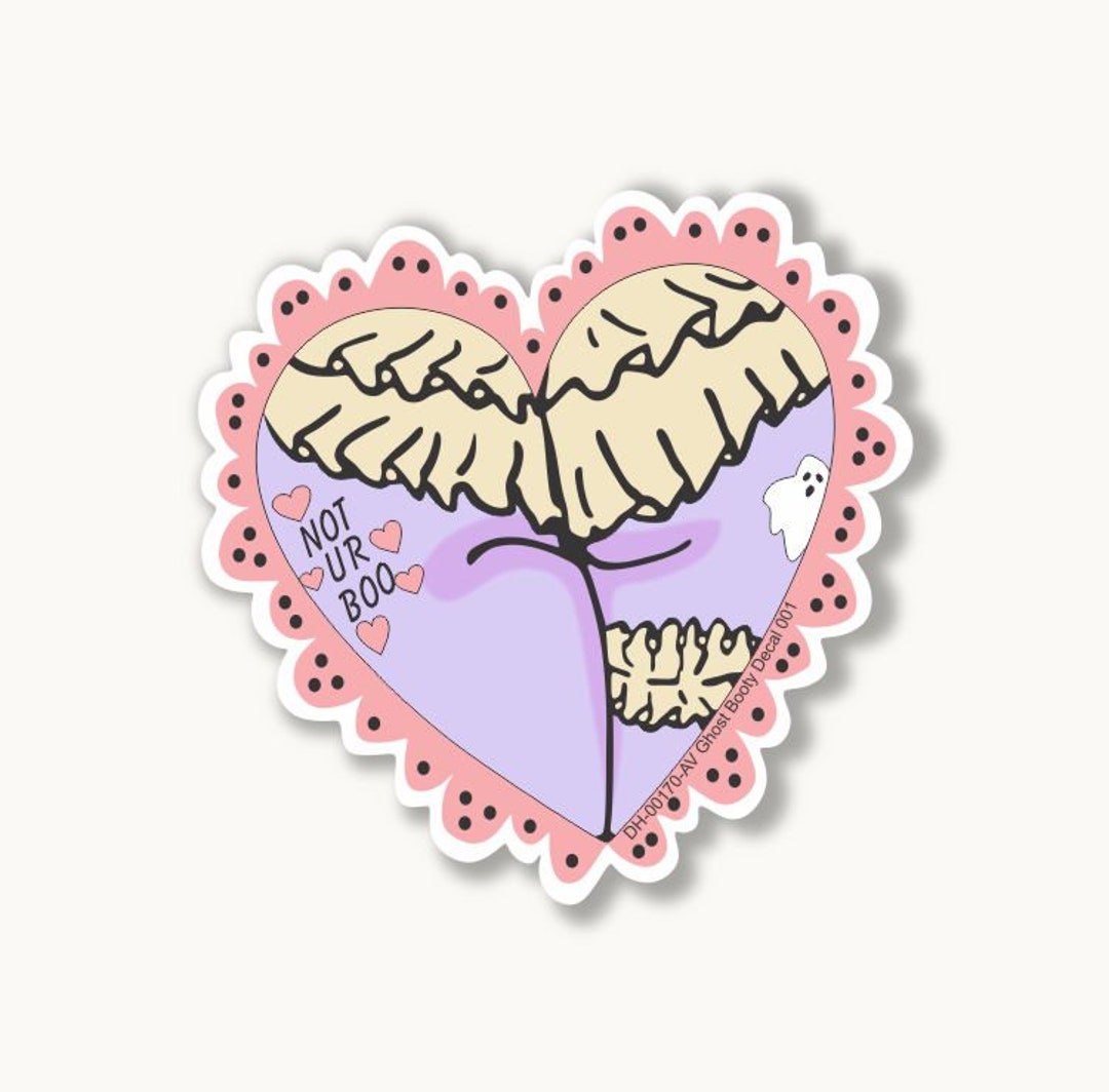 Ghost Booty Decal 001 - Etsy