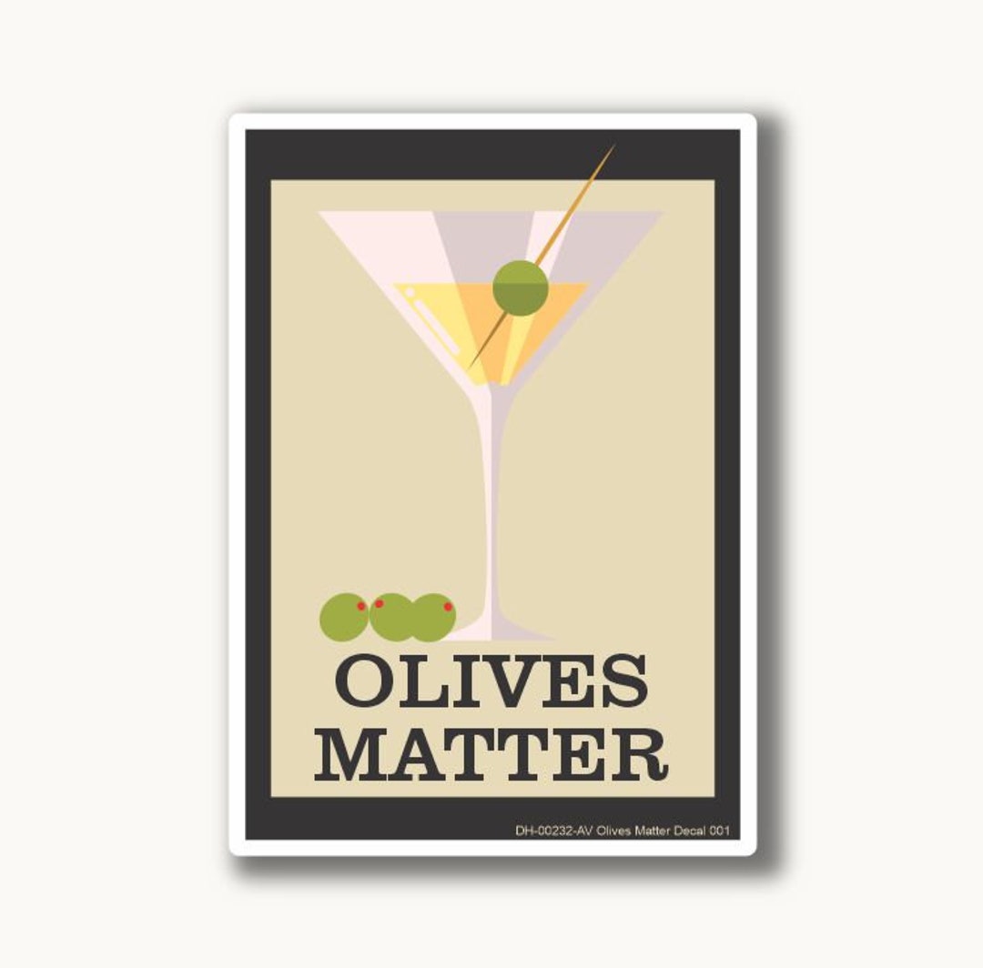 Olives Matter Decal 001 - Etsy