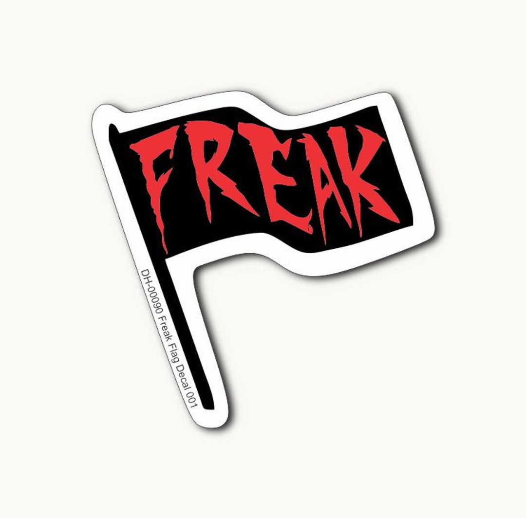 Freak Flag Decal - Etsy