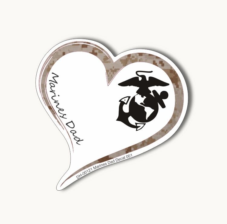 Marines Dad Decal 001 - Etsy