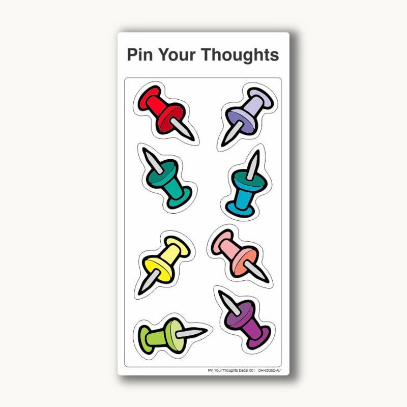 Thumb Tack Stickers - Etsy