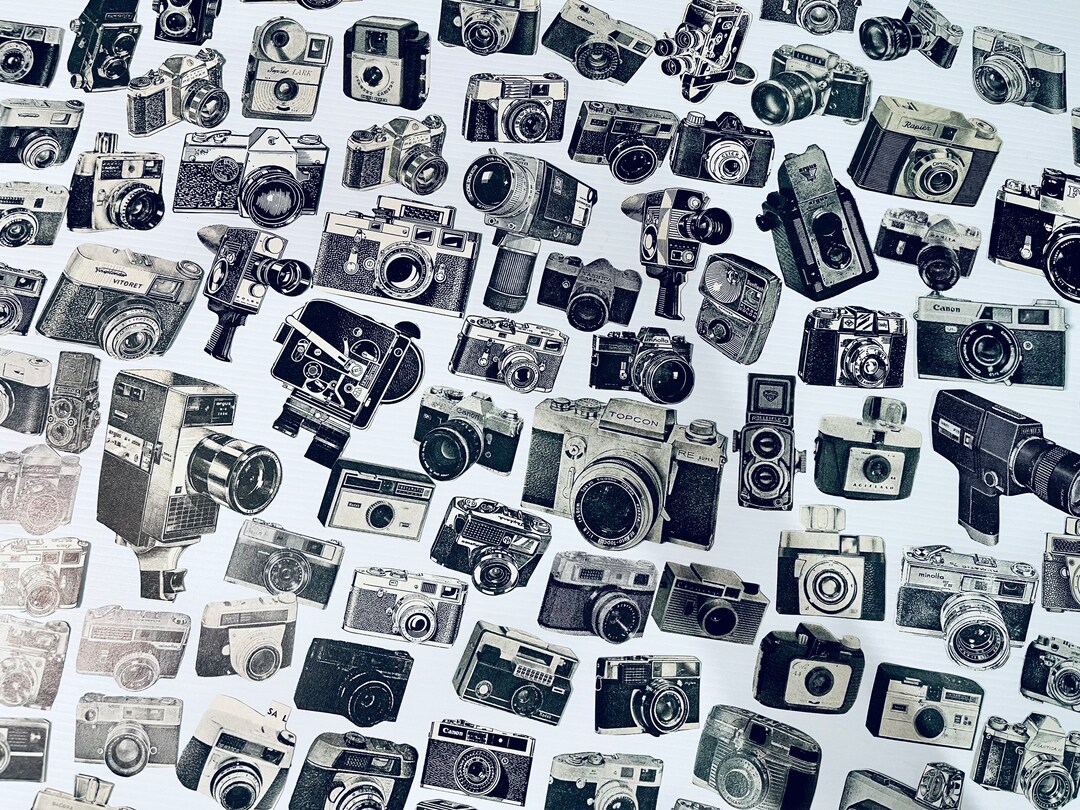 Vintage KLEINE Camera Diecuts Fussy Cuts Junk Journal Paper Collage ...