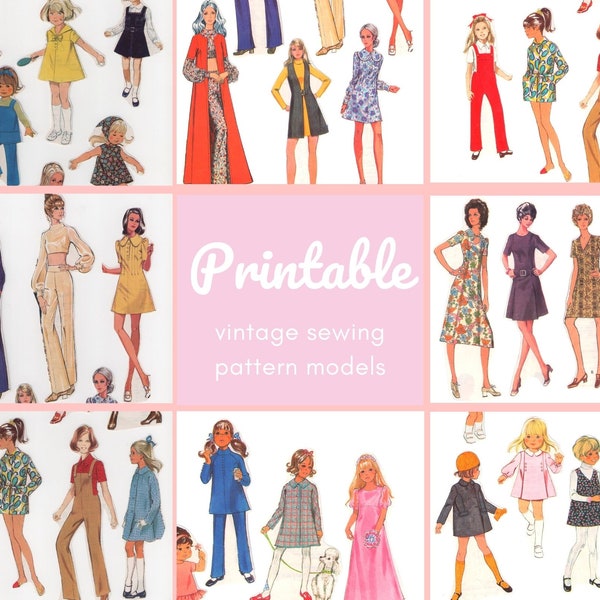 Sewing Pattern Art - Etsy