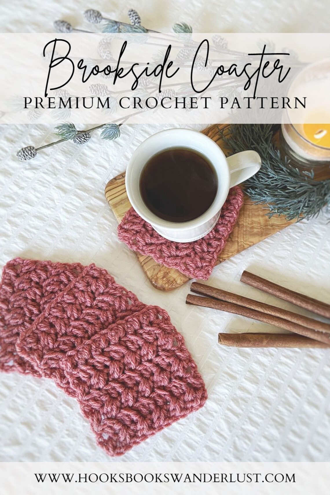 Brookside Coaster Crochet Pattern | PDF Pattern | Advanced Beginner ...