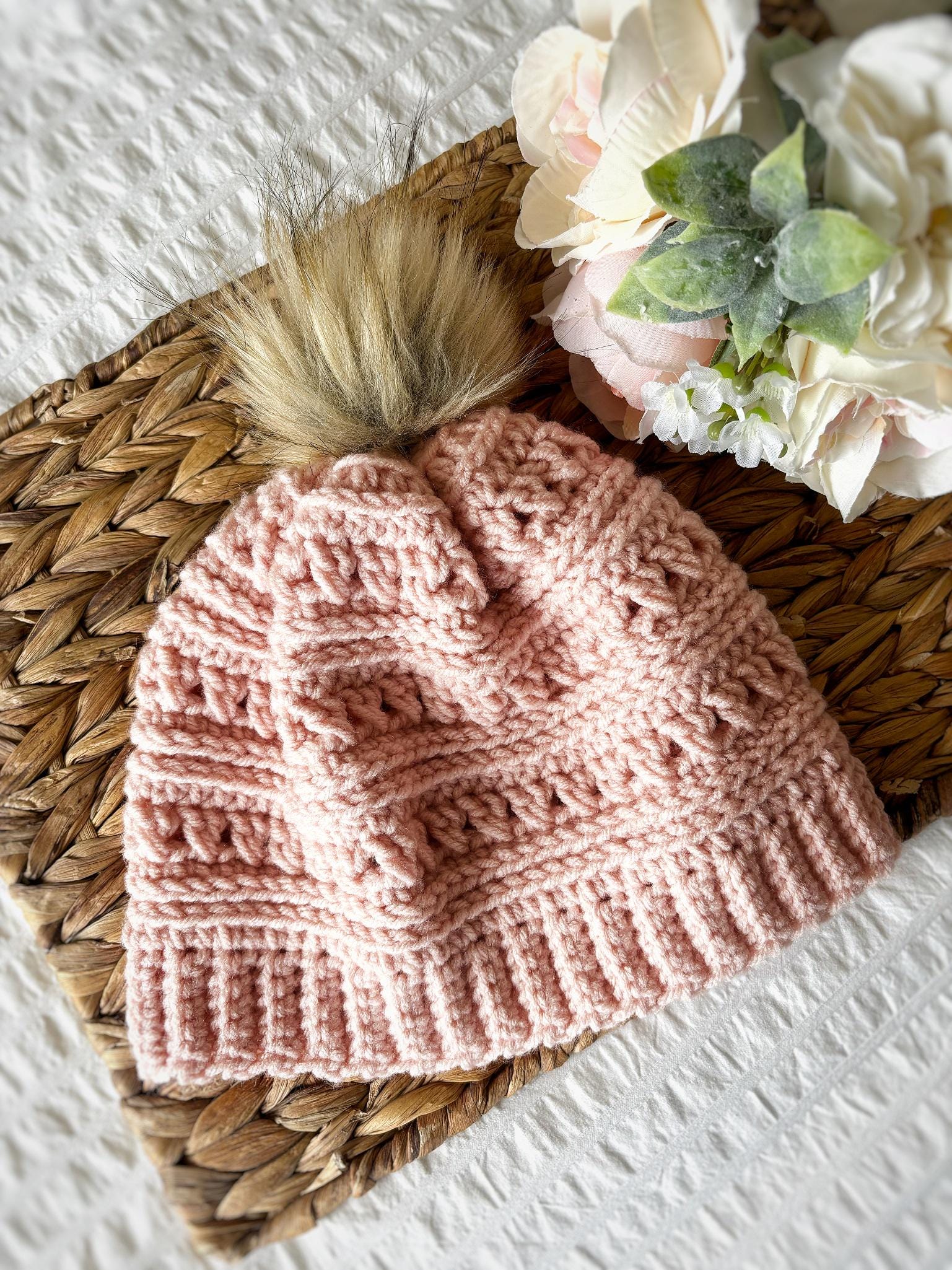 Crossroads Beanie Crochet Pattern - Adult Sizes | PDF Pattern ...