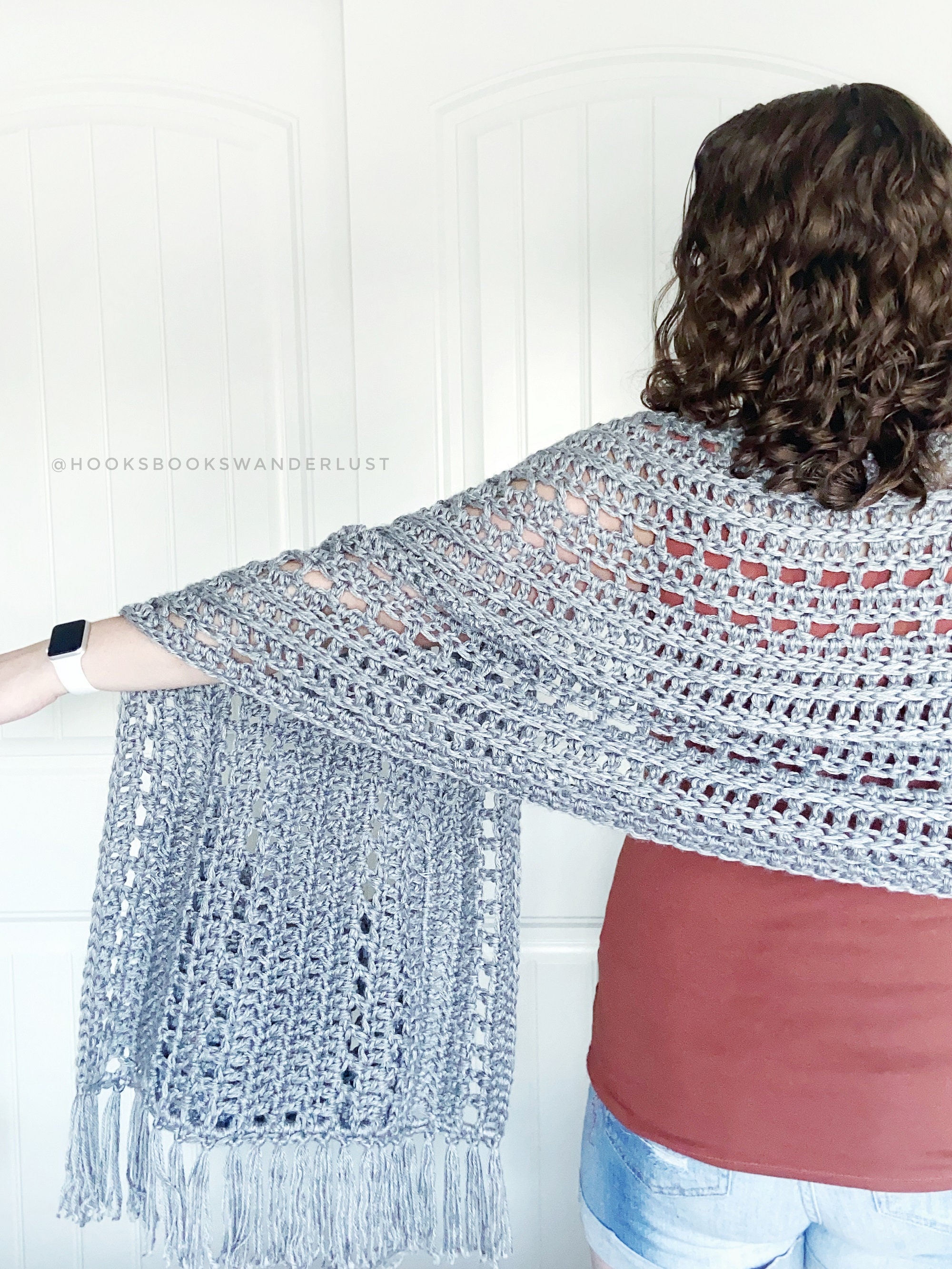Cozy Fireside Wrap | Pocket Wrap | PDF Pattern Easy Crochet Advanced ...