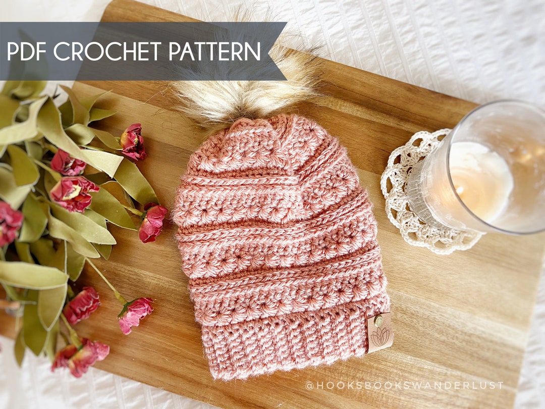Faith Over Fear Beanie Crochet Pattern Adult Sizes PDF Pattern ...