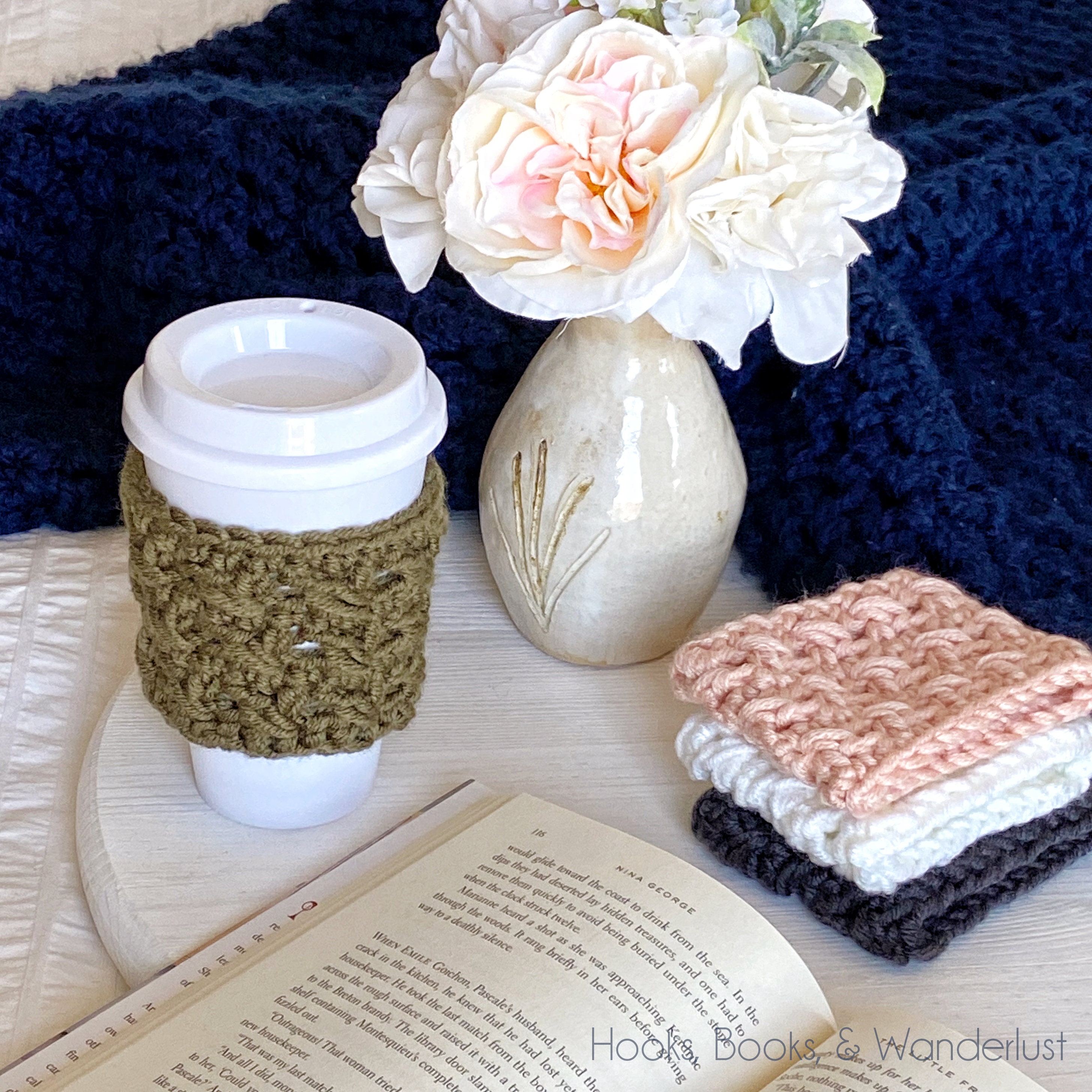 XOXO Cup Cozy PDF Pattern | Part of the XOXO Collection, Easy, Advanced ...