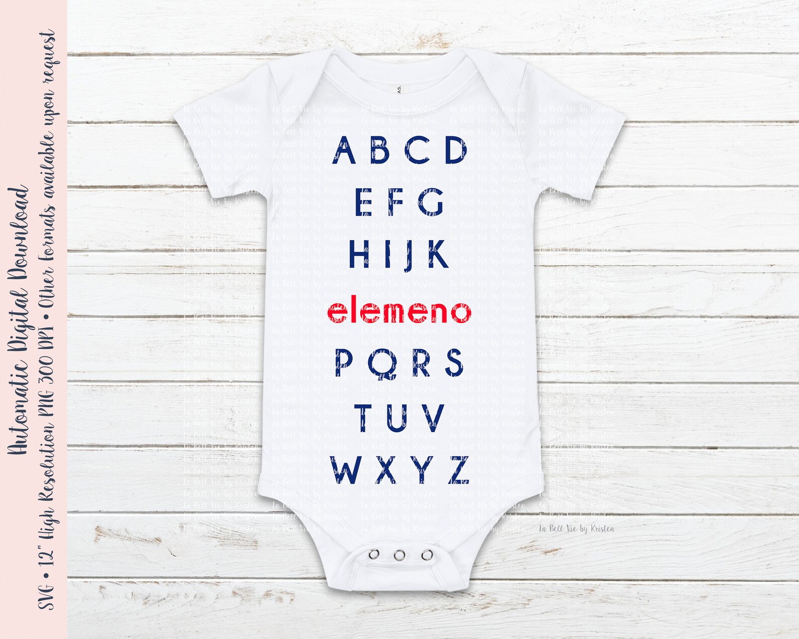Alphabet - Elemeno Abcs Toddler Preschooler Kids SVG & PNG Cut File - Etsy
