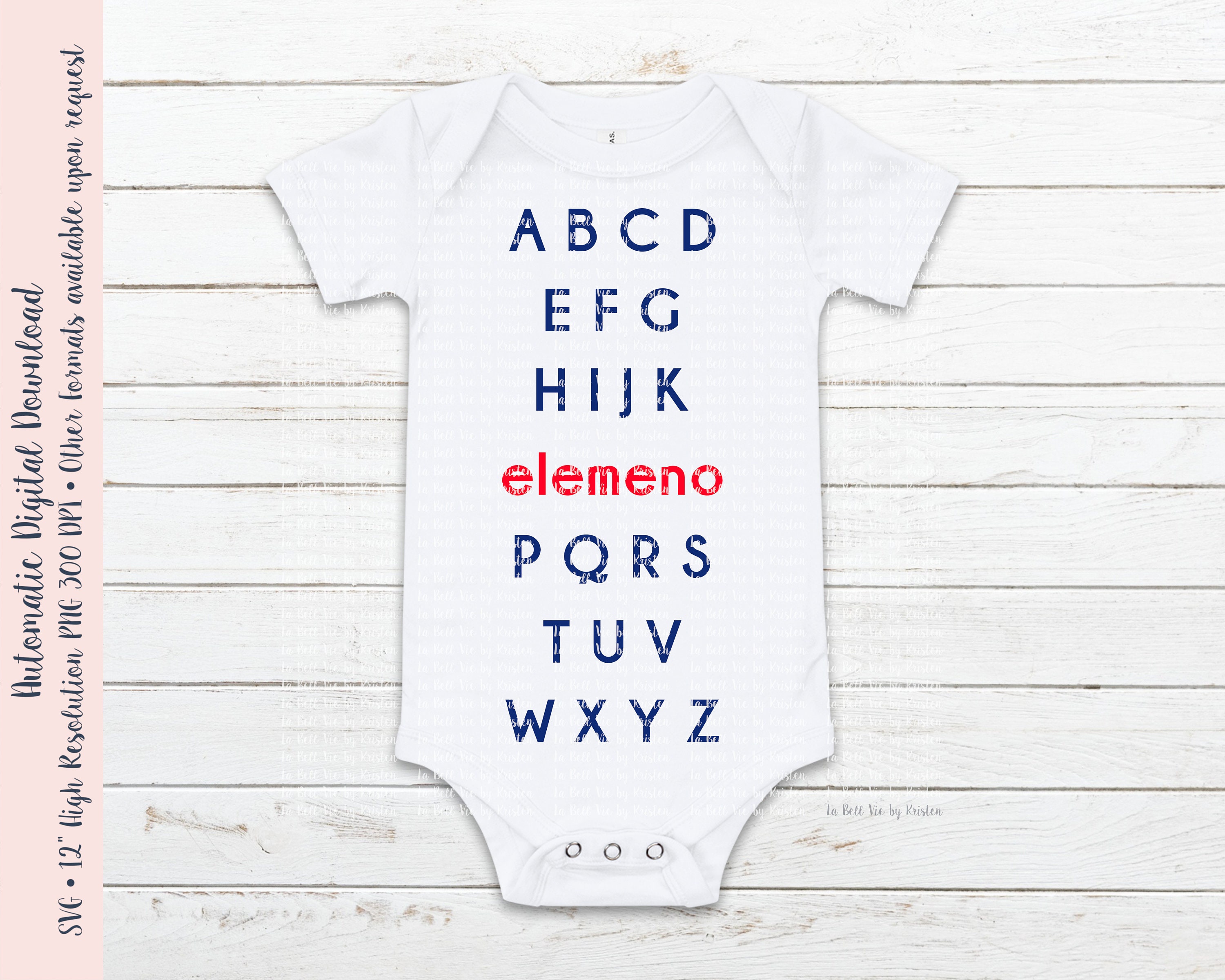 Alphabet Elemeno Abcs Toddler Preschooler Kids SVG & PNG Cut | Etsy