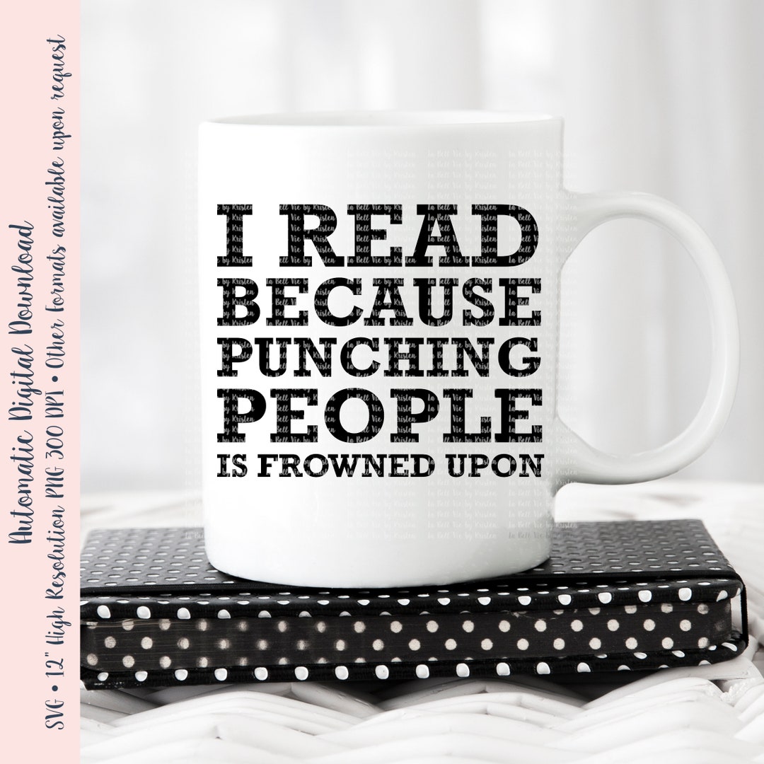 I Read Because SVG & PNG Cut File - Etsy