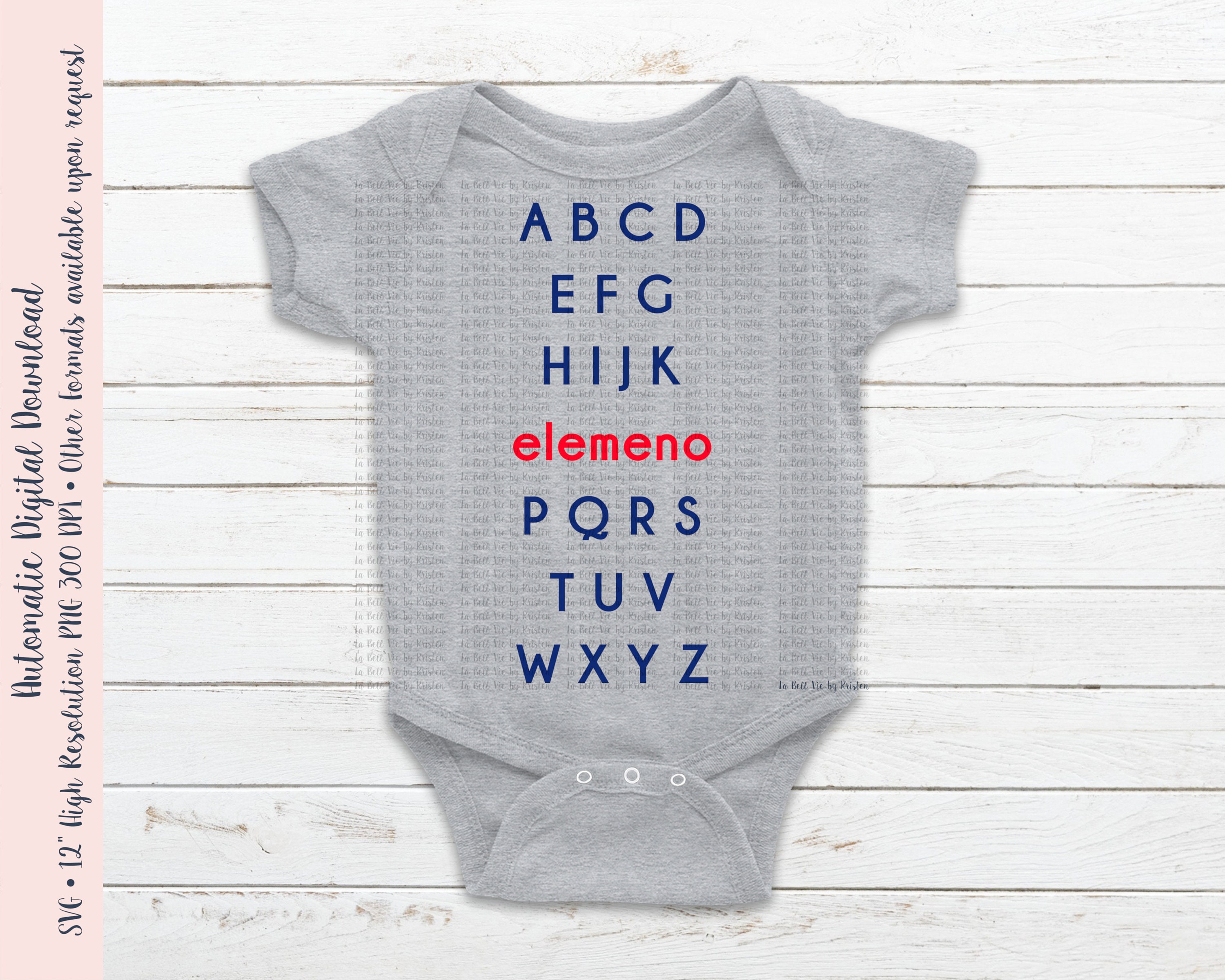 Alphabet Elemeno Abcs Toddler Preschooler Kids SVG & PNG Cut | Etsy