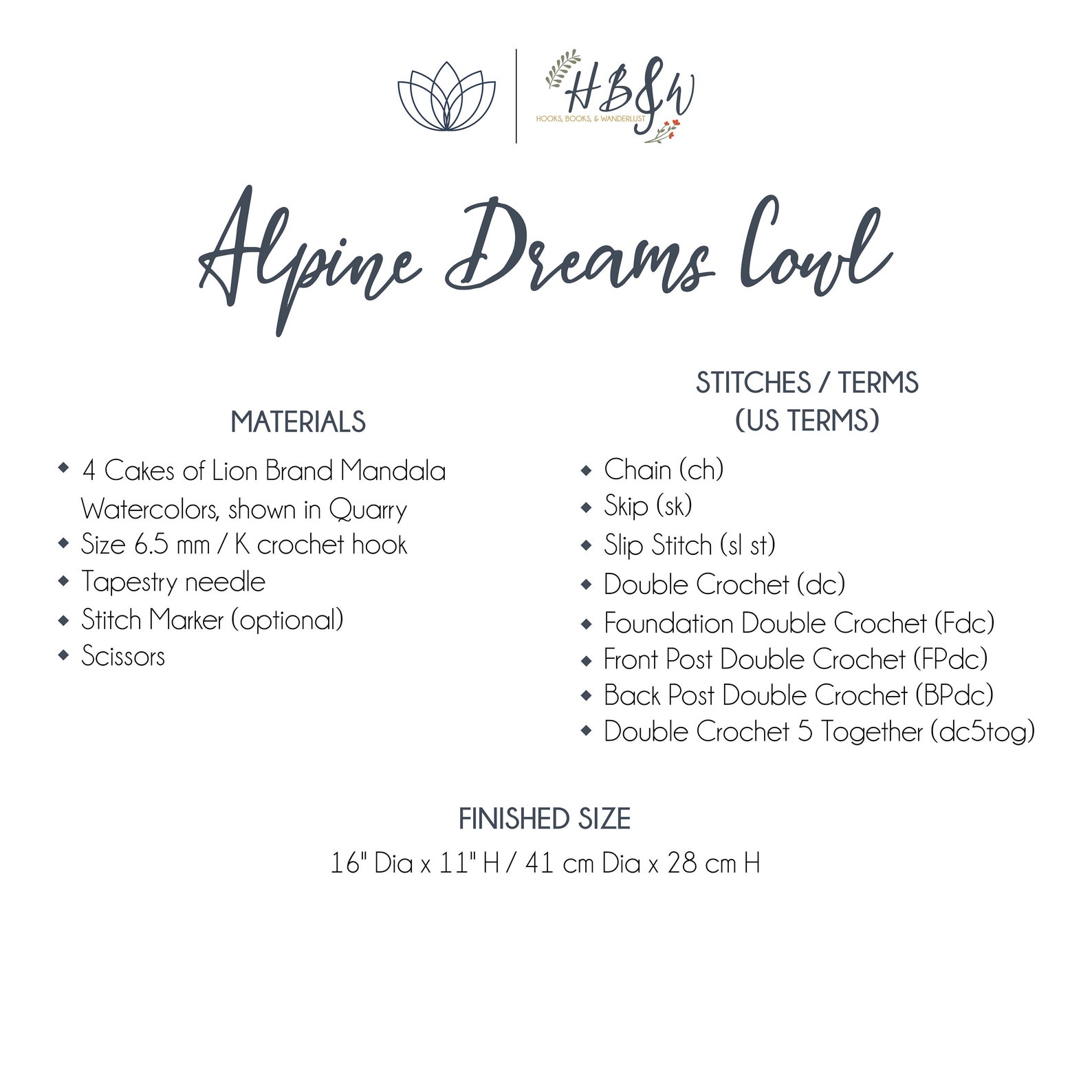 Alpine Dreams Cowl PDF Pattern Chunky Cowl Ear Warmer Cup | Etsy