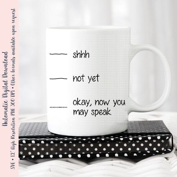 Shhh Not yet SVG & PNG File - Etsy