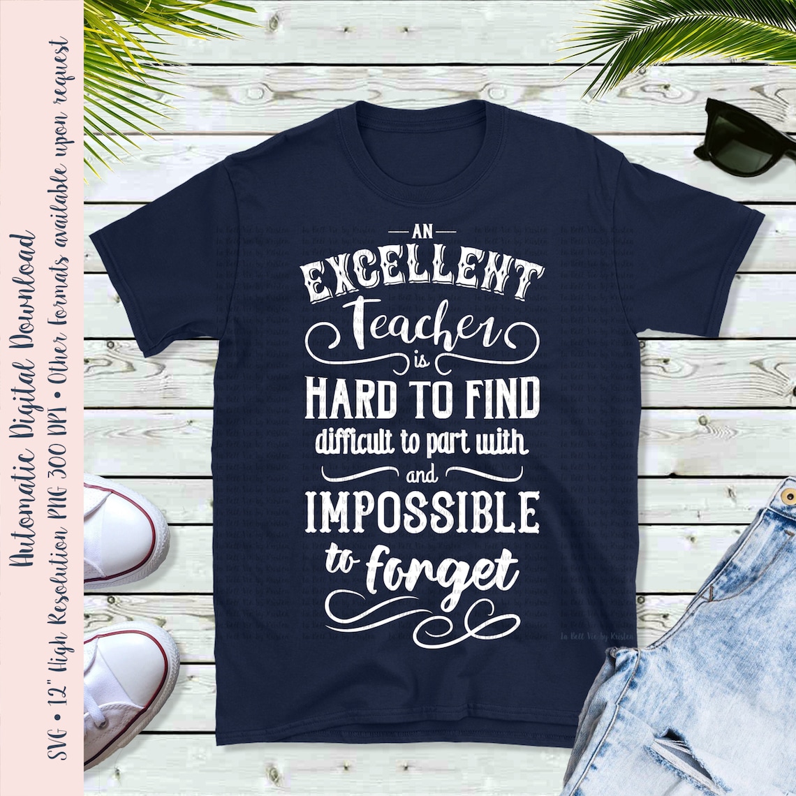 Excellent Teacher SVG & PNG Cut File - Etsy