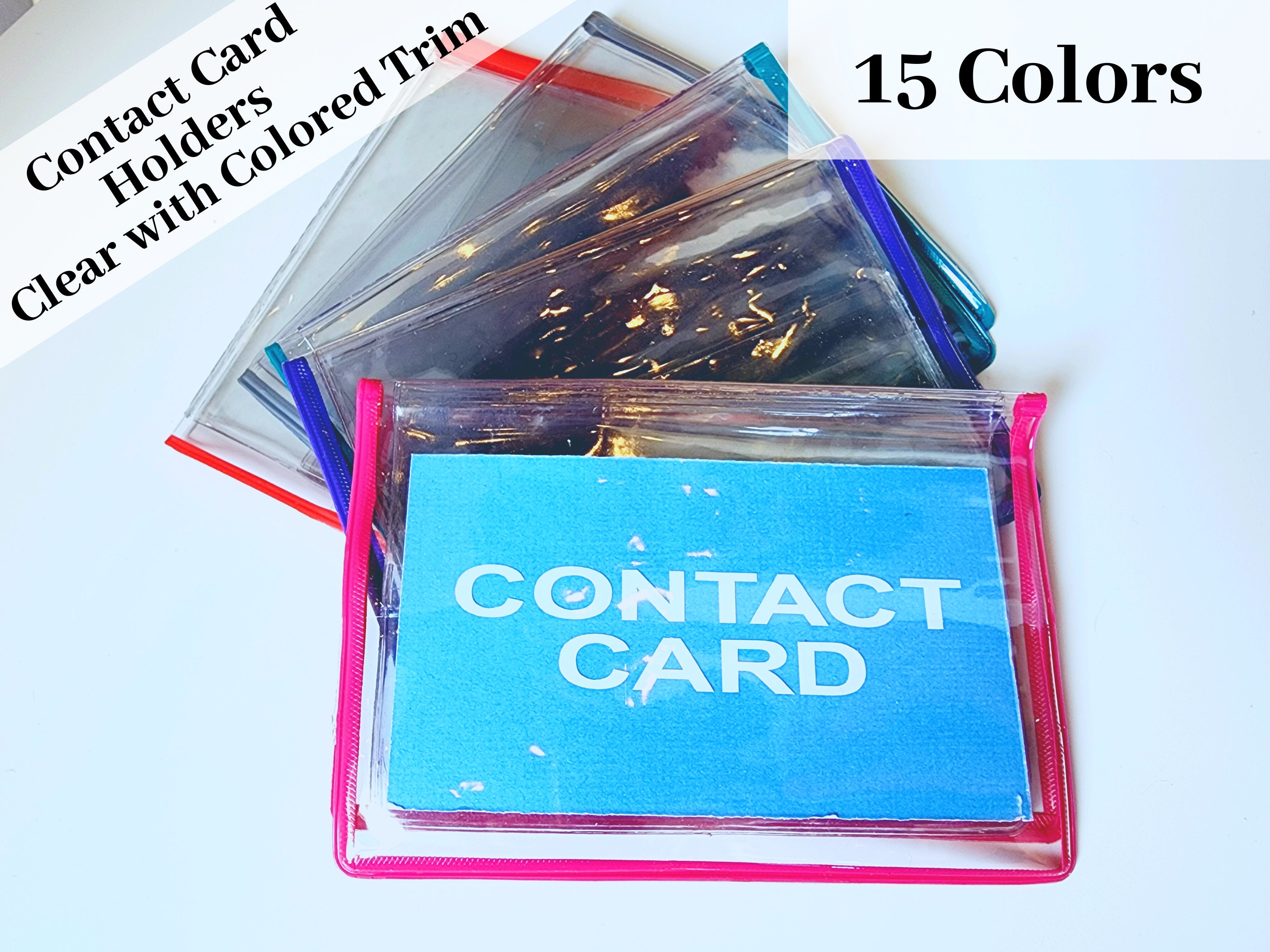 JW Ministry Organizer Clear Contact Card Holder - Etsy