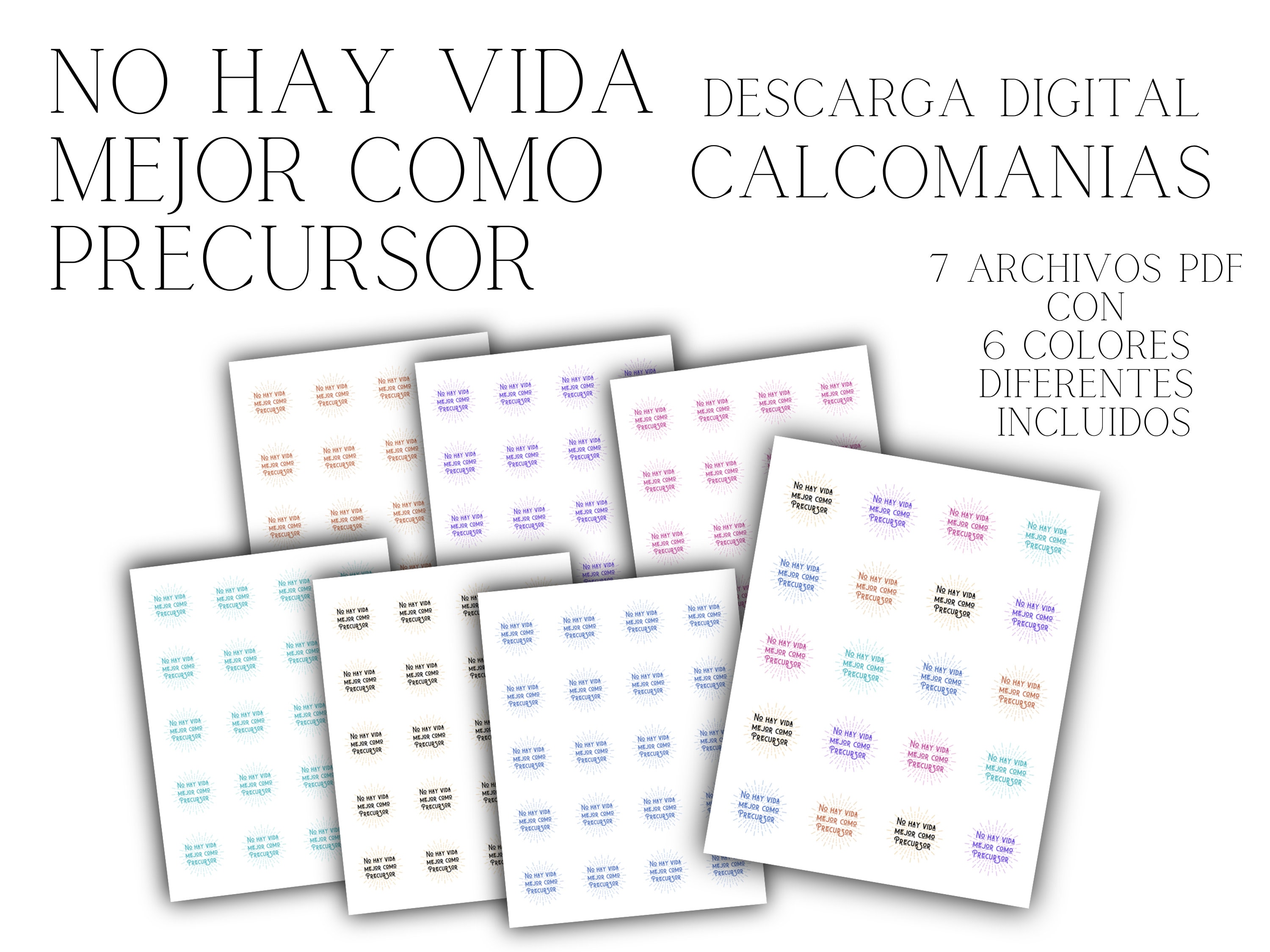 JW Imprimible Stickers - No Hay Vida Mejor Como Precursor - Descarga ...