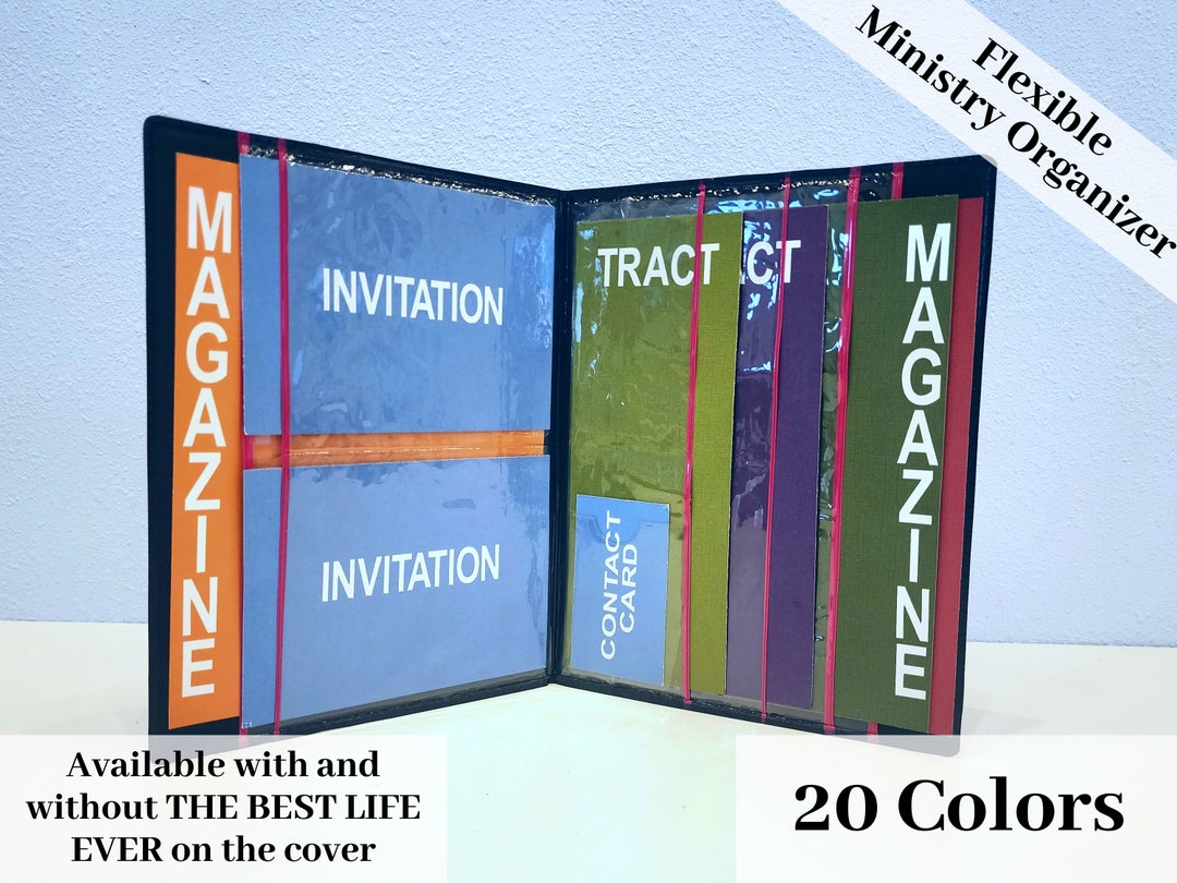 Flexible Ministry Organizer: JW Field Service Portfolio, Pioneer Gift ...