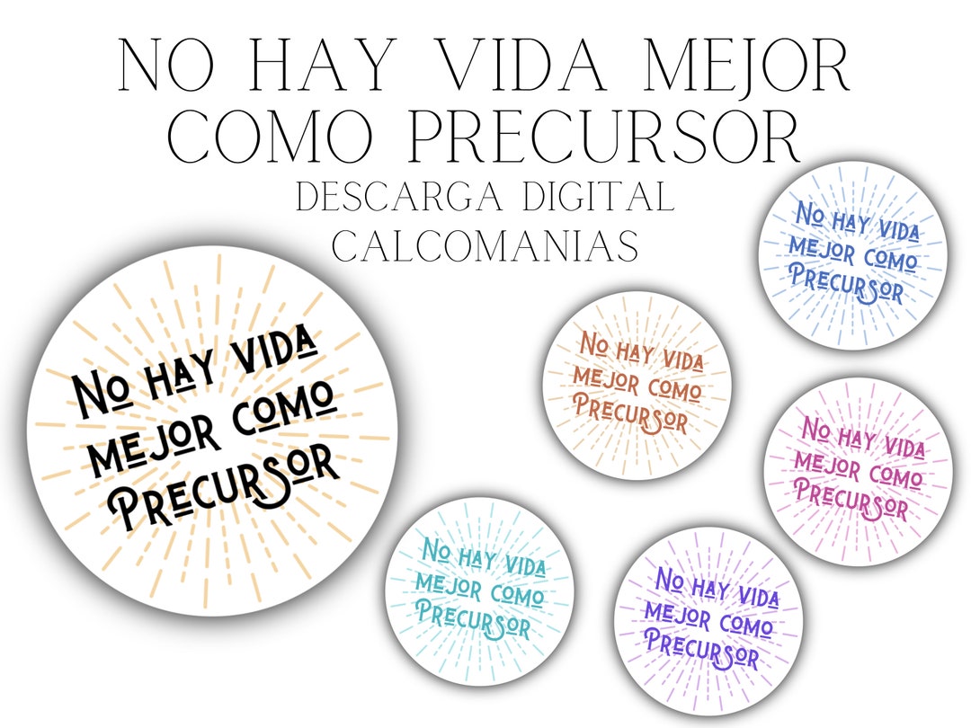 JW Imprimible Stickers - No Hay Vida Mejor Como Precursor - Descarga ...