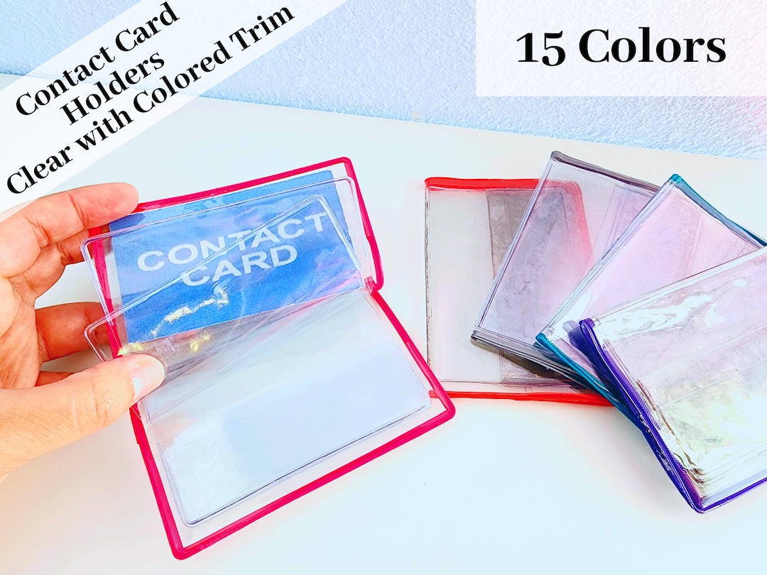 JW Ministry Organizer - Clear Contact Card Holder - Etsy