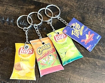 Chip Bag Keychain - Etsy