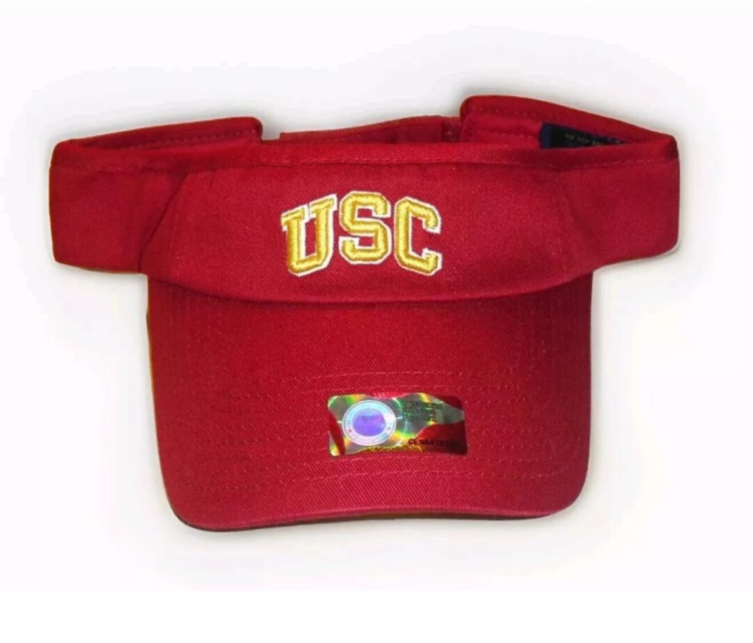 Usc Trojans University Mens Adult One Size Visor Hat Cap New Ncaa - Etsy