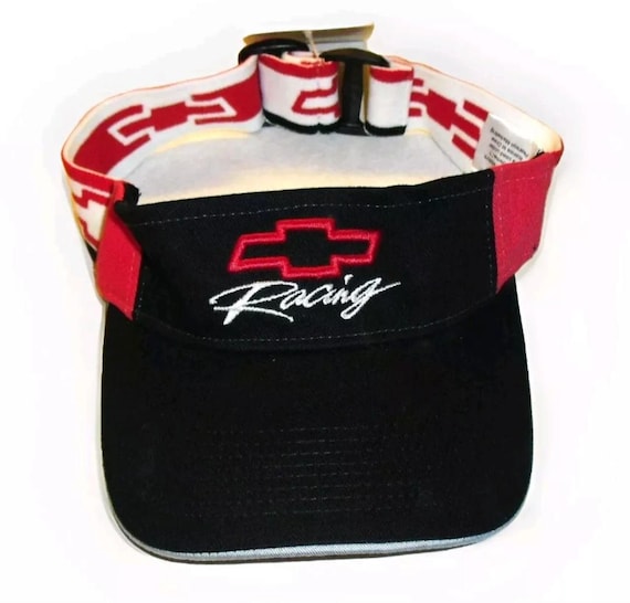Chevrolet Chevy Racing GM Nascar Vintage 90s Visor Ha… - Gem