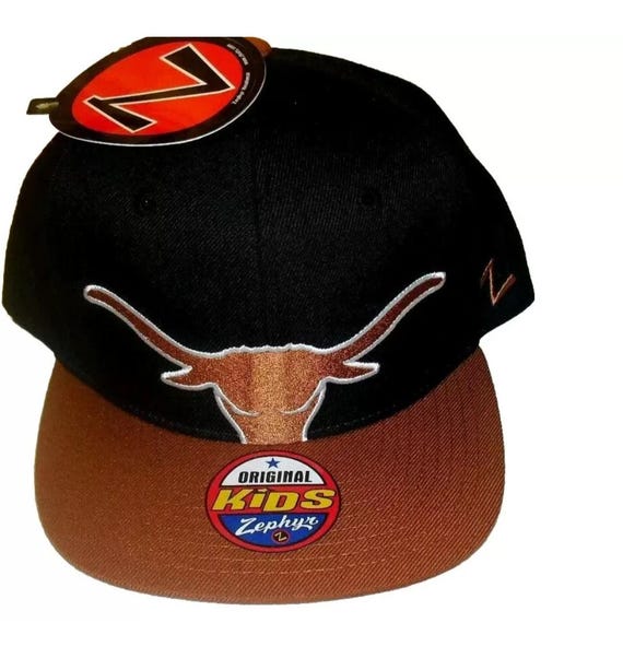 Texas Longhorns Kids Youth Zephyr Big Logo Snapback h… - Gem